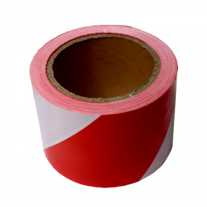 Barrier Tape 75mm x 100m Red & White - Site HQ