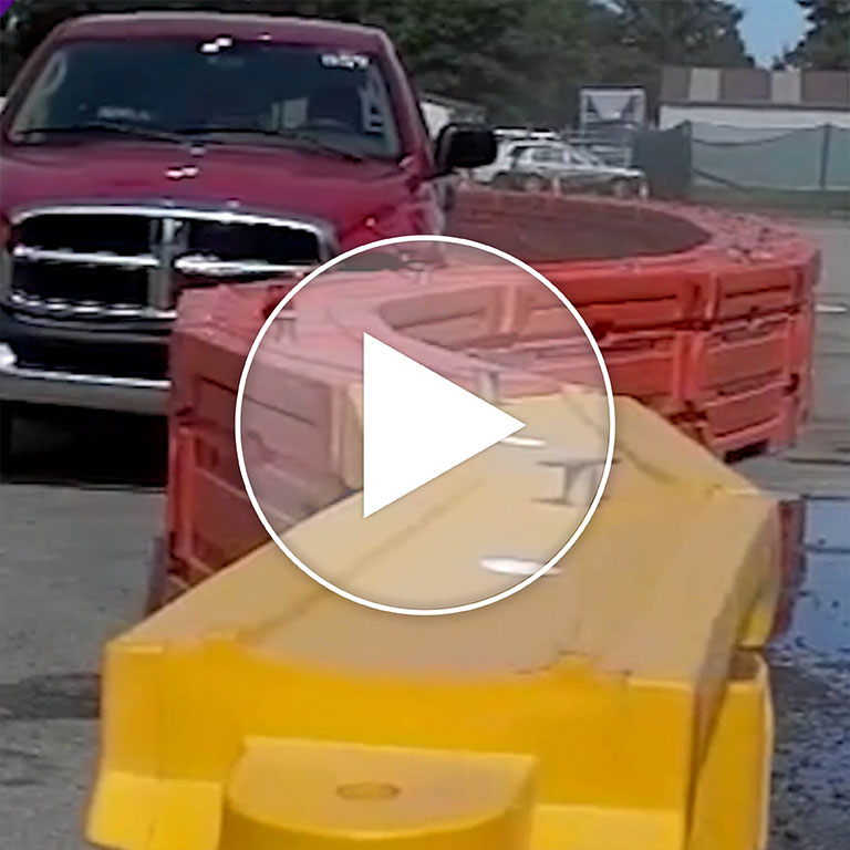 How our Shield 1 Water Filled Barriers perform under MASH Testing - Site HQ