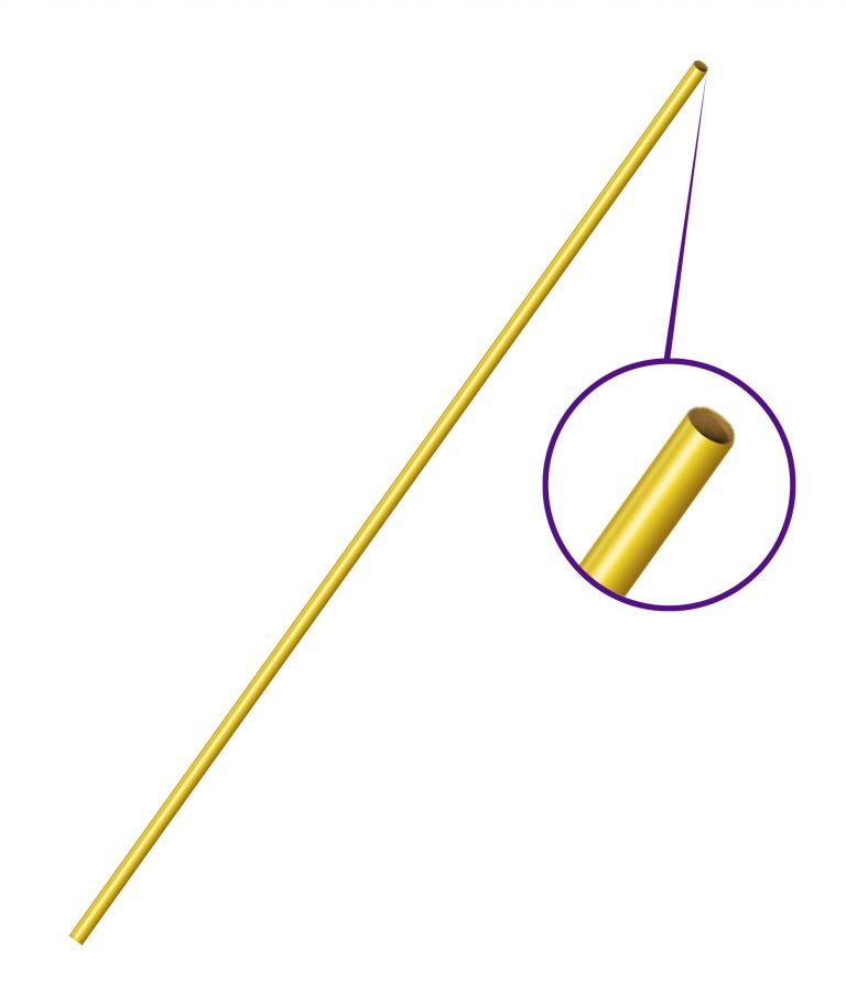 A Frame Barricade Pole 5.8m HD Yellow - Site HQ