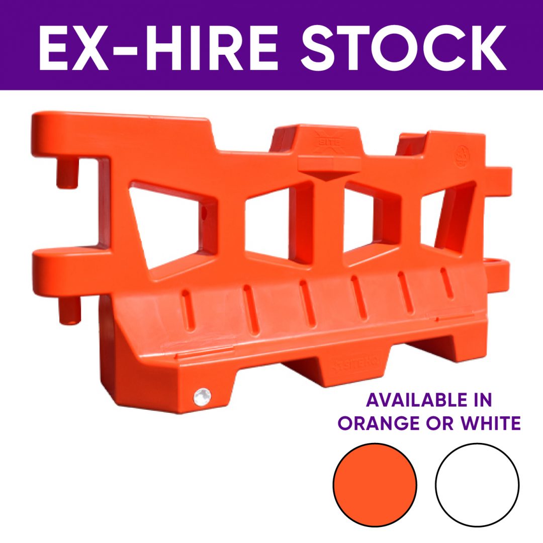 X-Site Water Filled Barrier Ex-Hire - Site HQ